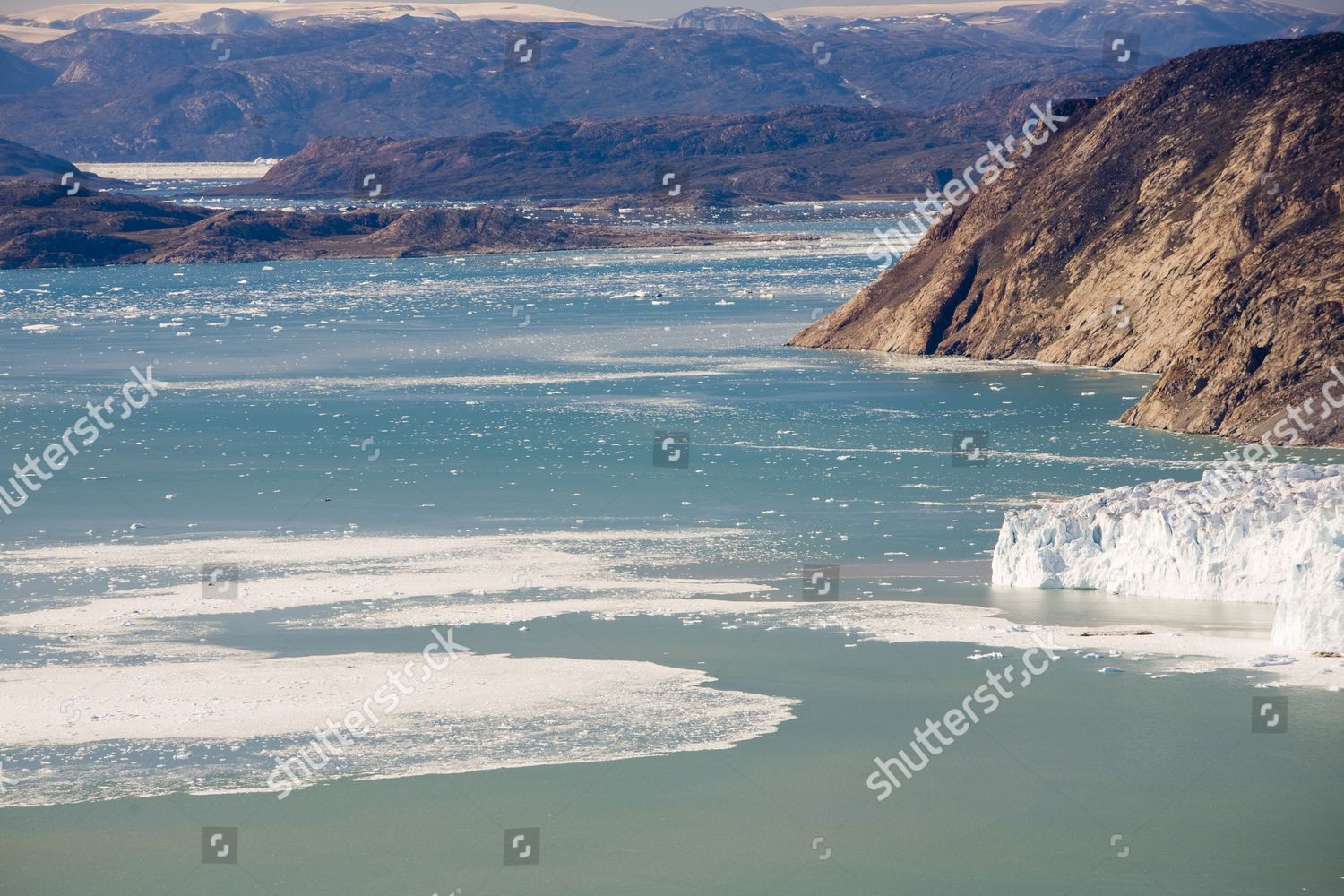 Eqip Sermia Glacier That Receeding Rapidly Editorial Stock Photo ...