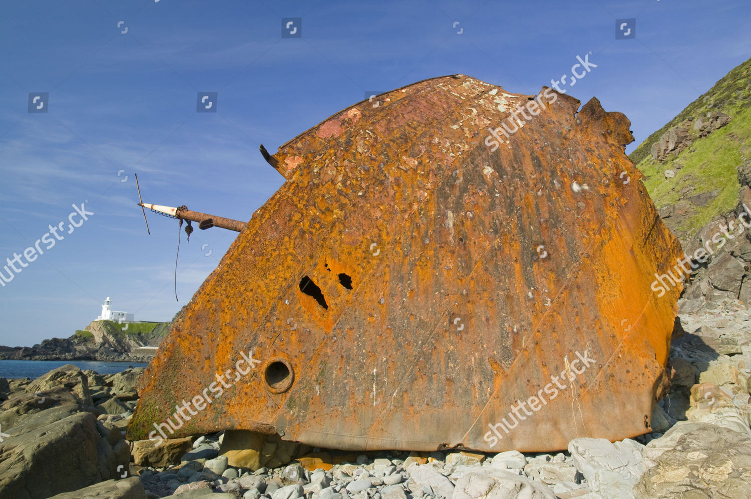 Shipwreck Johanna Hartland Point Devon Uk Editorial Stock Photo - Stock ...