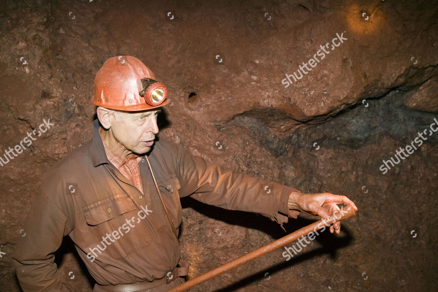 Miner Florence Haematite Mine Near Egremont Editorial Stock Photo ...