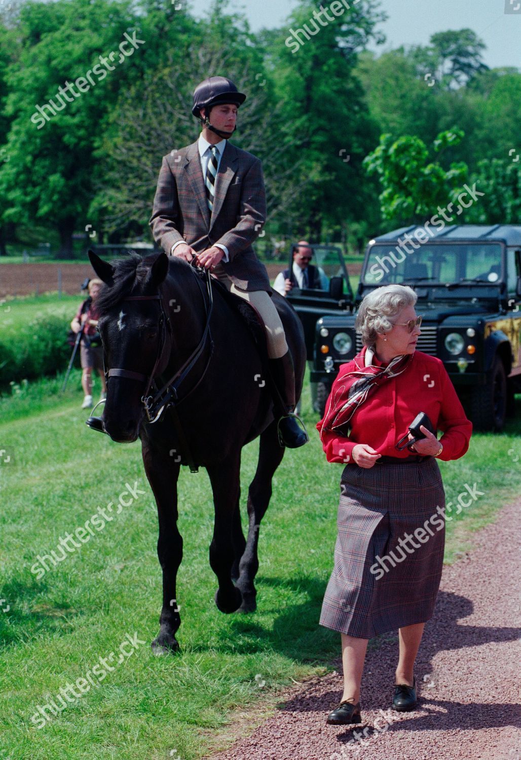 Prince Edward Riding Horse Queen Elizabeth Editorial Stock Photo ...