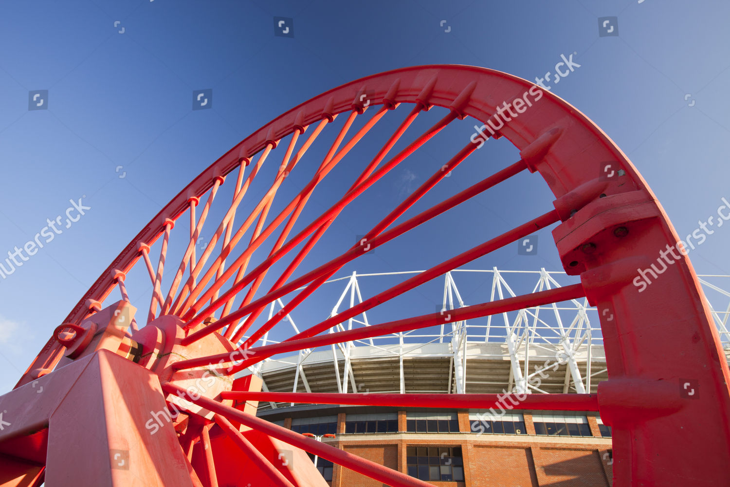 Old Pit Head Winding Gear Sunderland Editorial Stock Photo - Stock ...