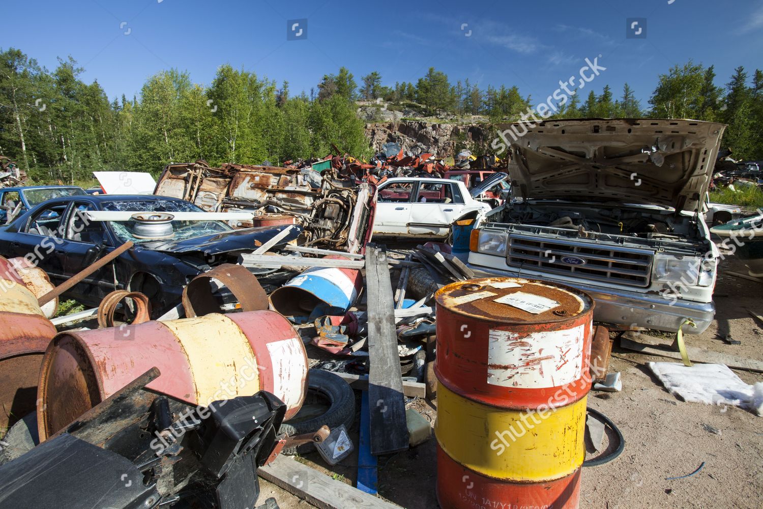 Scrap Metal Dump Fort Chipewyan Alberta Editorial Stock Photo - Stock ...