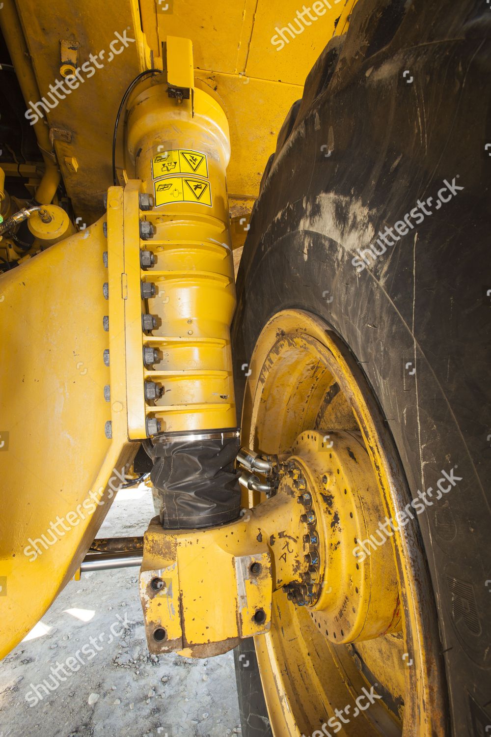 Massive Dump Trucks By Syncrude Upgrader Editorial Stock Photo - Stock ...
