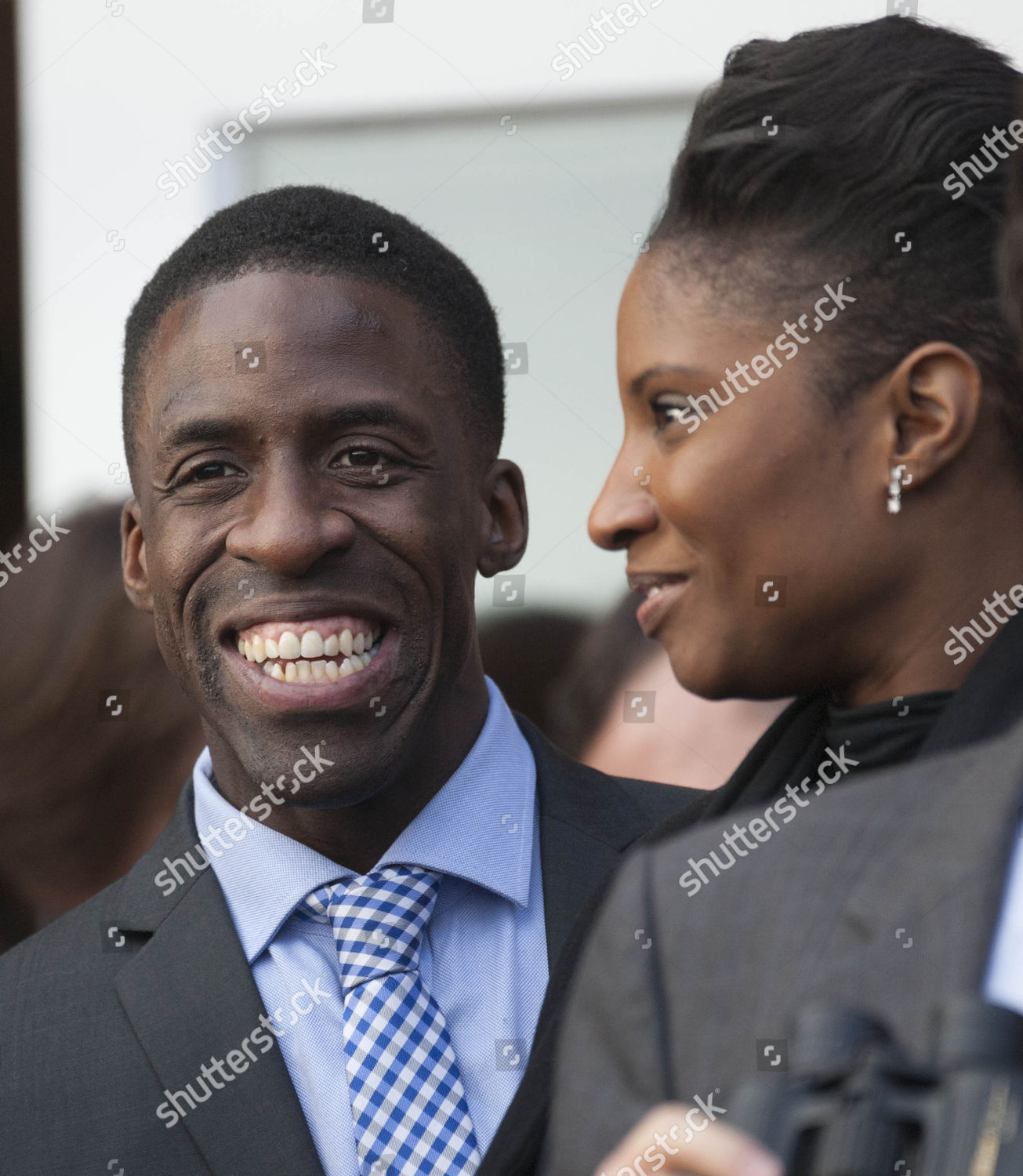 Dwayne Chambers Denise Lewis Editorial Stock Photo - Stock Image ...