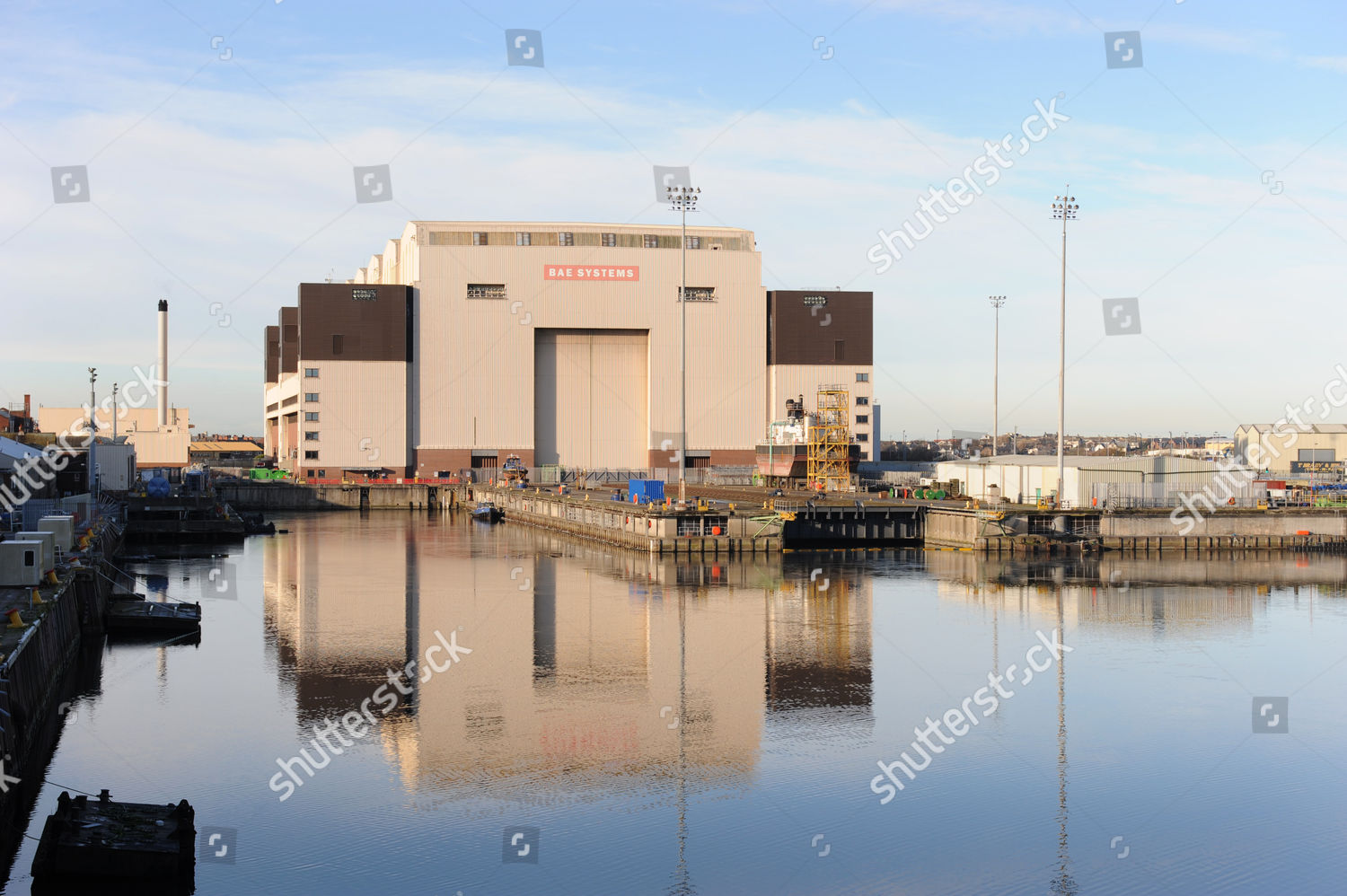 Bae Systems Submarine Sheds Barrow Furnace Editorial Stock Photo ...
