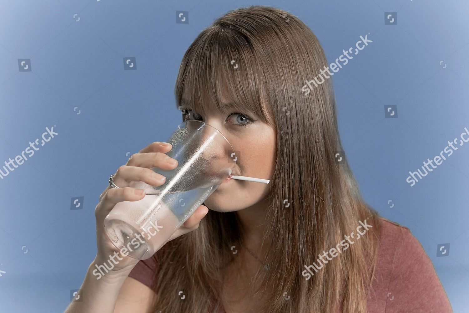 Woman Using Hiccup Stick Editorial Stock Photo - Stock Image | Shutterstock