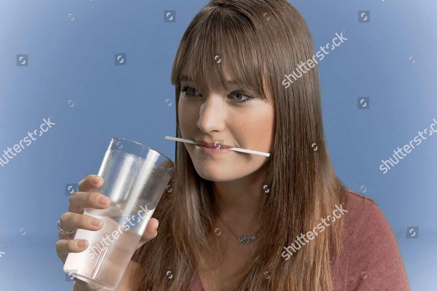 Woman Using Hiccup Stick Editorial Stock Photo - Stock Image | Shutterstock