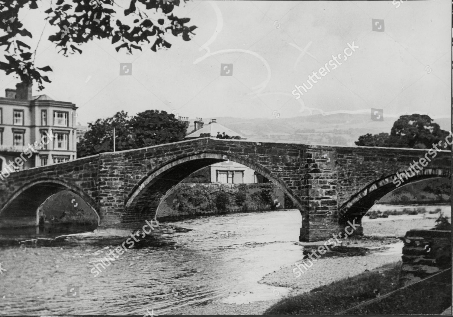 Inigo Jones Bridge Llanrwst Wales 1939 Editorial Stock Photo - Stock ...