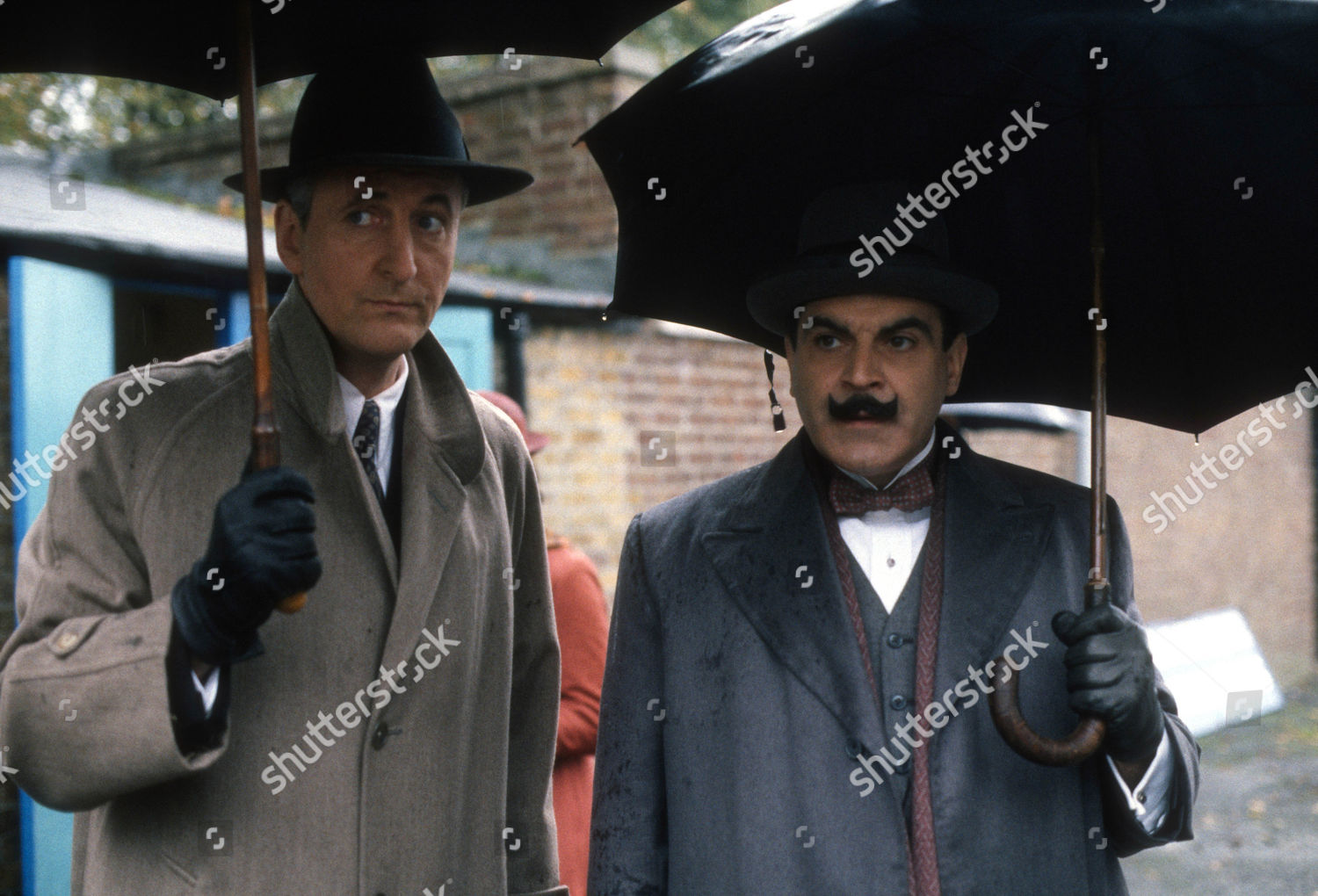 Hugh Fraser Captain Arthur Hastings David Suchet Editorial Stock Photo ...