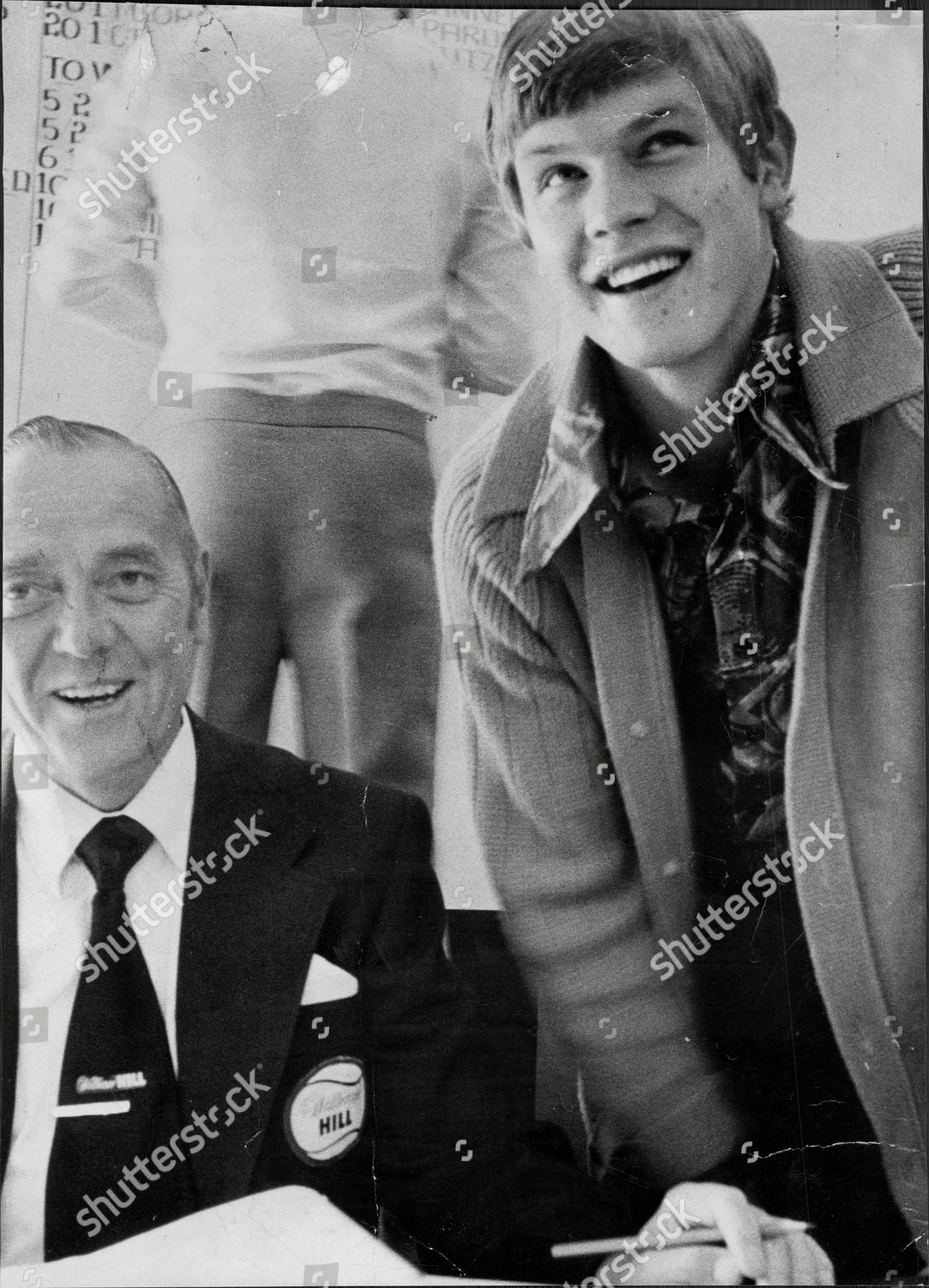 English Tennis Player Buster Mottram Right Editorial Stock Photo ...