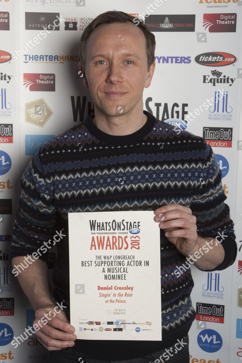 Daniel Crossley Nomination Best Supporting Actor Editorial Stock Photo ...