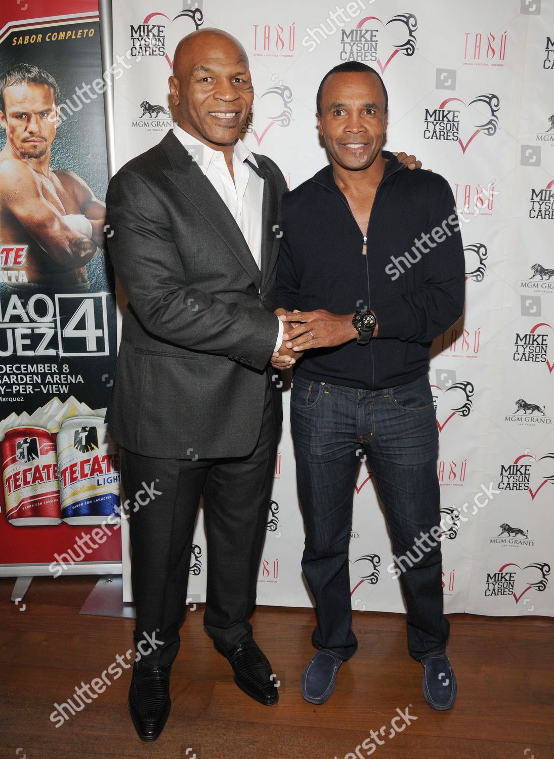 Mike Tyson Sugar Ray Leonard Editorial Stock Photo - Stock Image ...