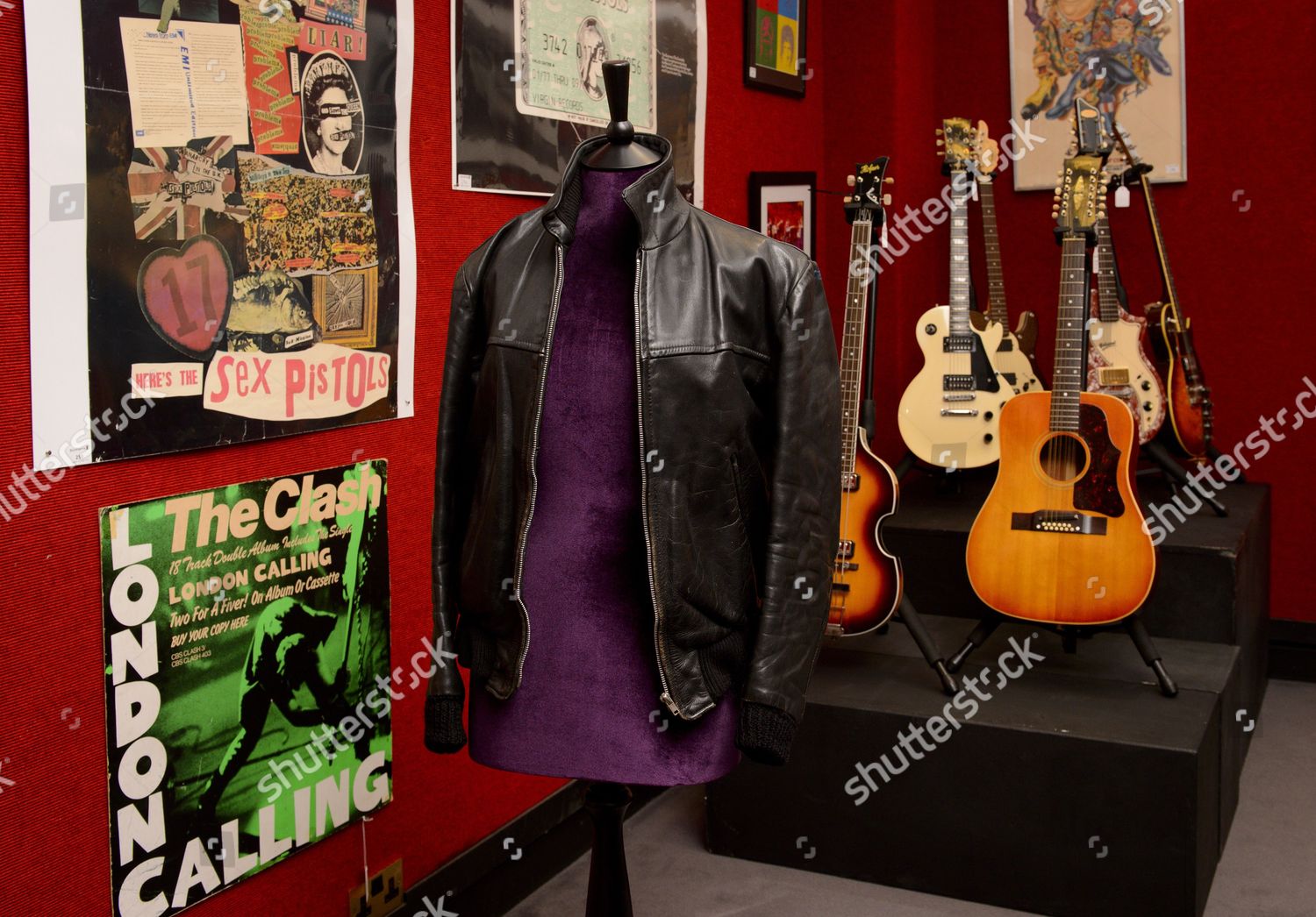 George Harrisons Iconic Leather Jacket Worn Editorial Stock Photo ...