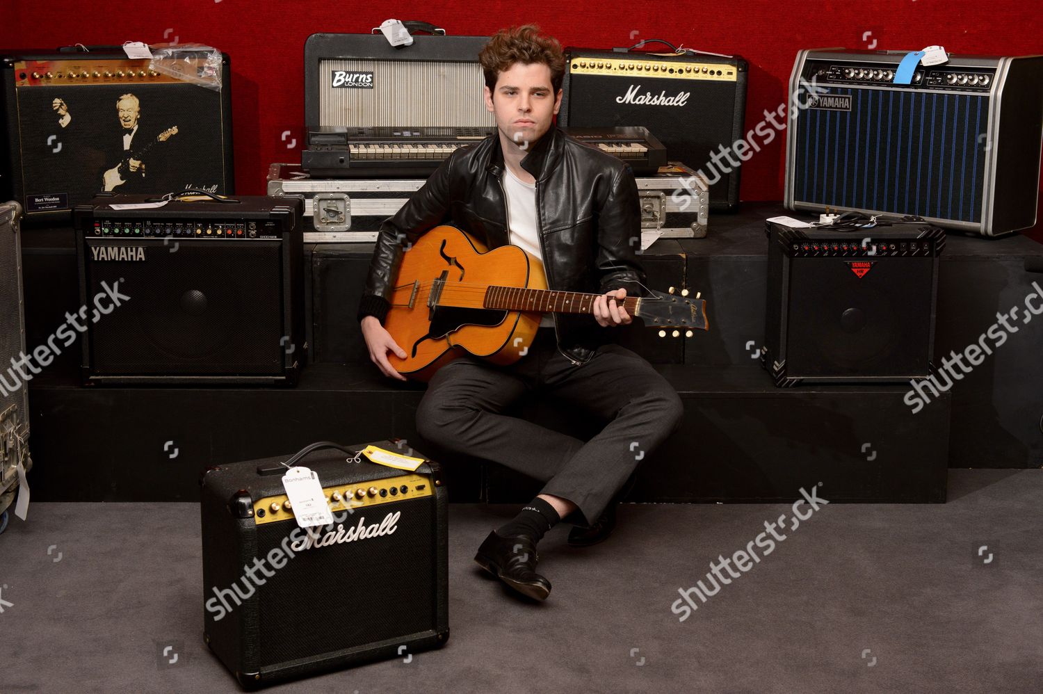 George Harrisons Iconic Leather Jacket Worn Editorial Stock Photo ...