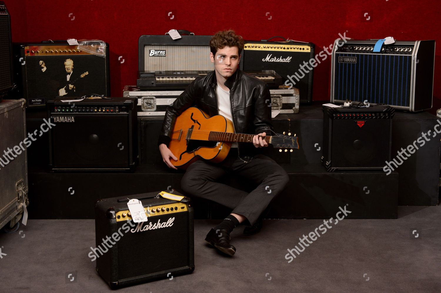 George Harrisons Iconic Leather Jacket Worn Editorial Stock Photo ...