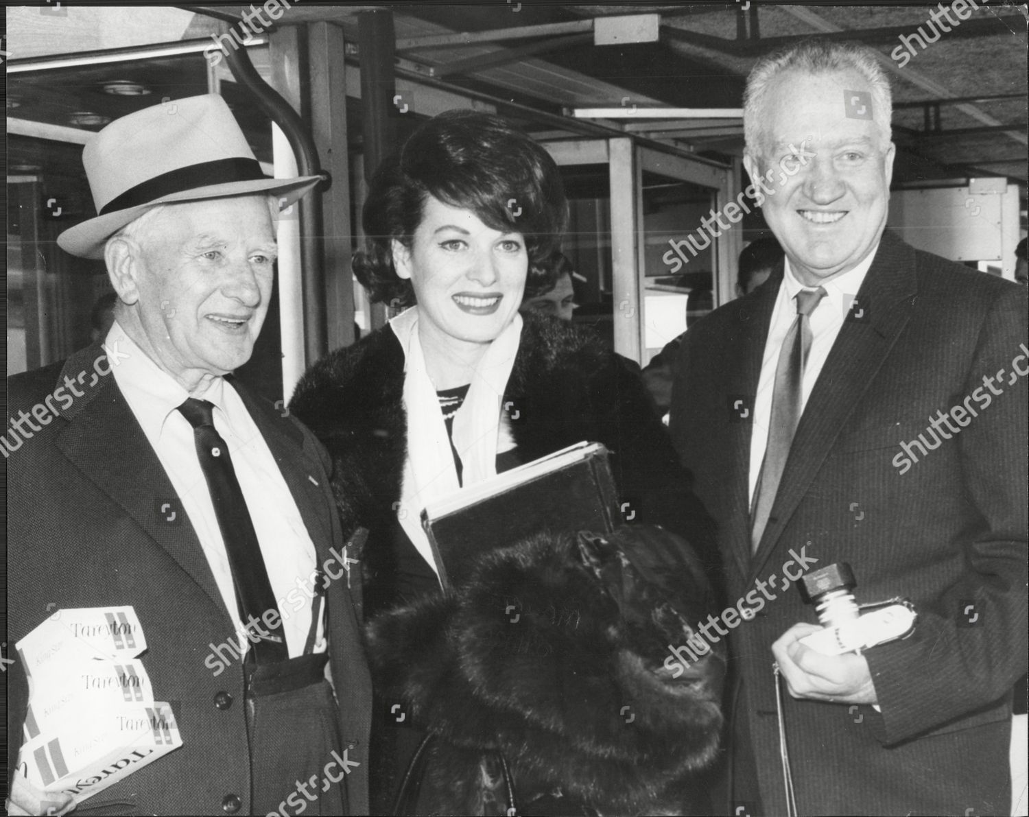 Actress Maureen Ohara Her Father Charles Editorial Stock Photo - Stock ...