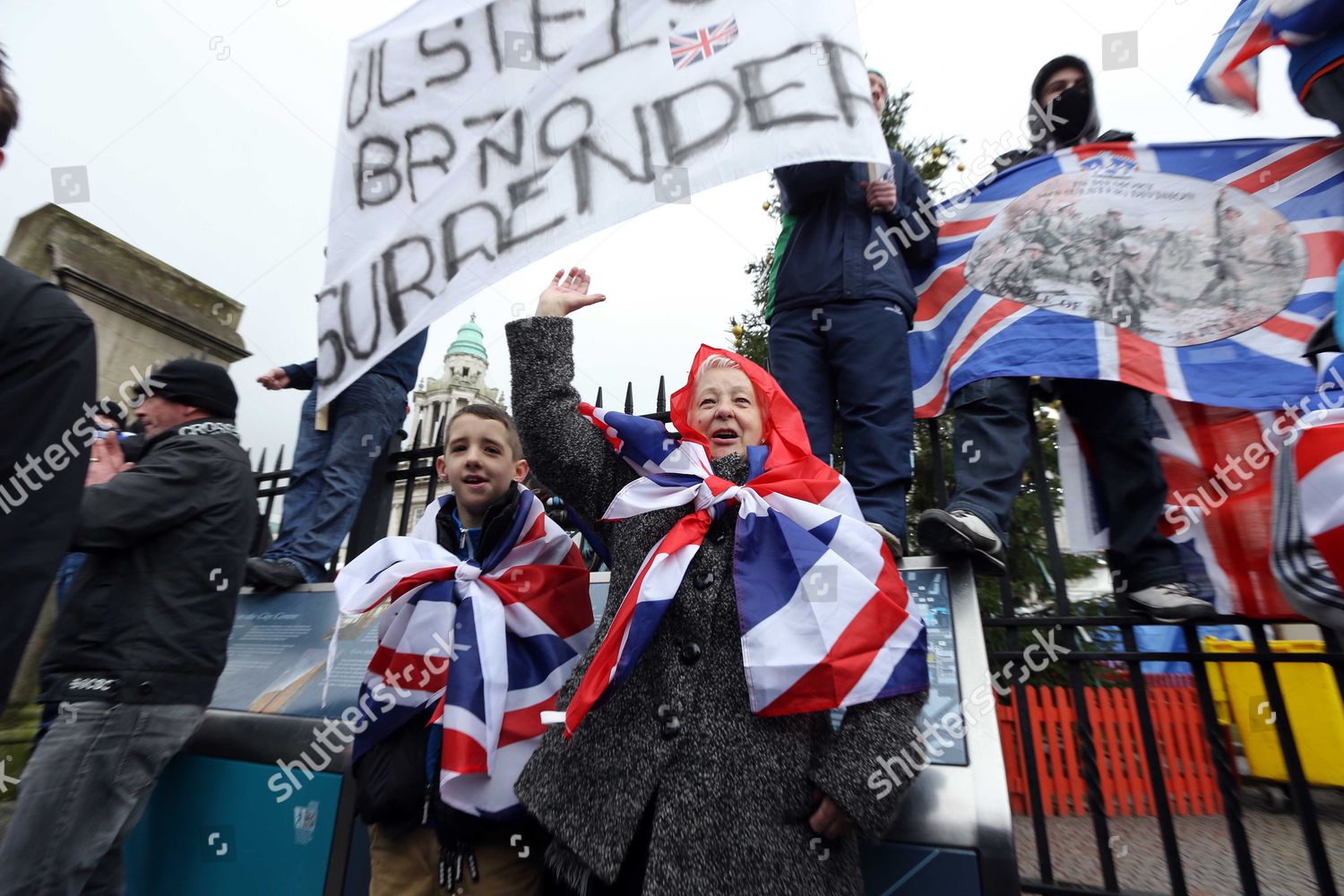 Loyalist Protest Rally March Editorial Stock Photo - Stock Image ...