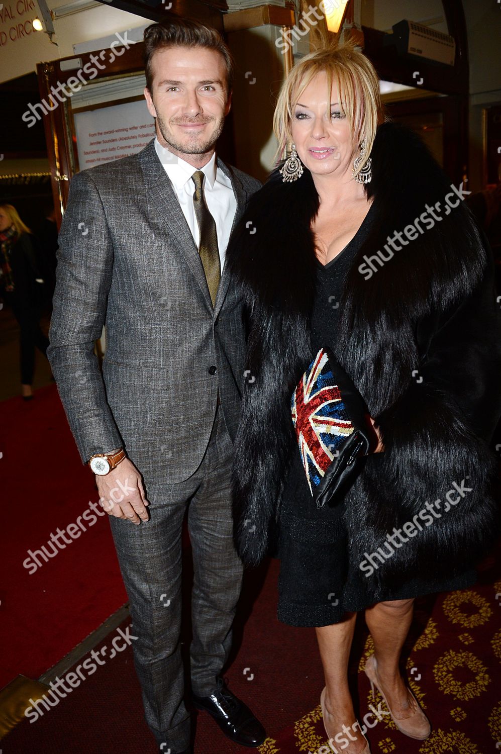 David Beckham Judy Craymer Editorial Stock Photo - Stock Image ...