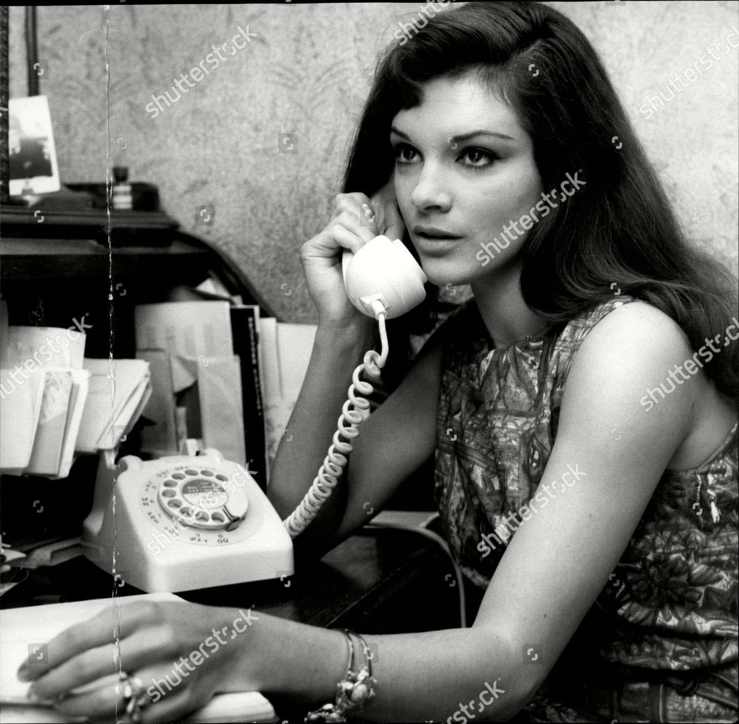 Trisha Noble Singer Actress Posing Telephone Editorial Stock Photo ...