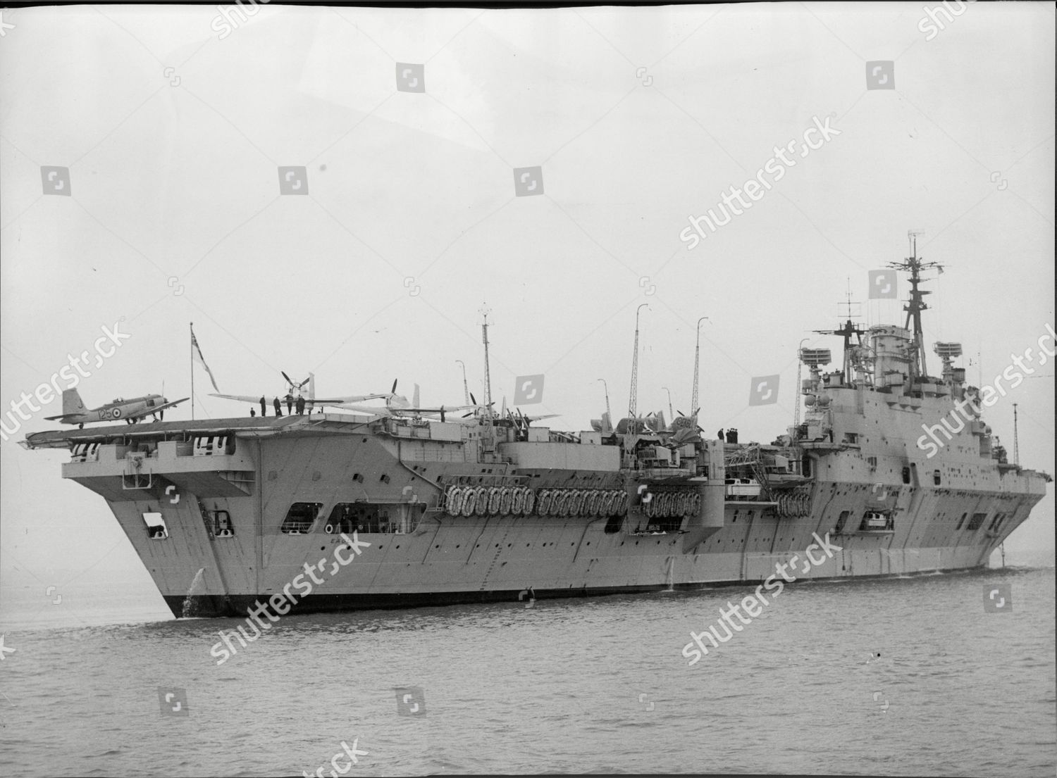 Hms Eagle Aircraft Carrier Royal Navy Editorial Stock Photo - Stock ...