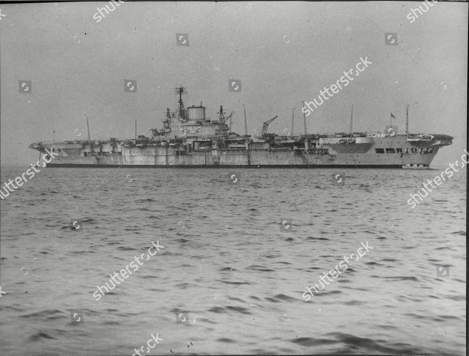 Hms Formidable Illustrious Class Aircraft Carrier Editorial Stock Photo ...