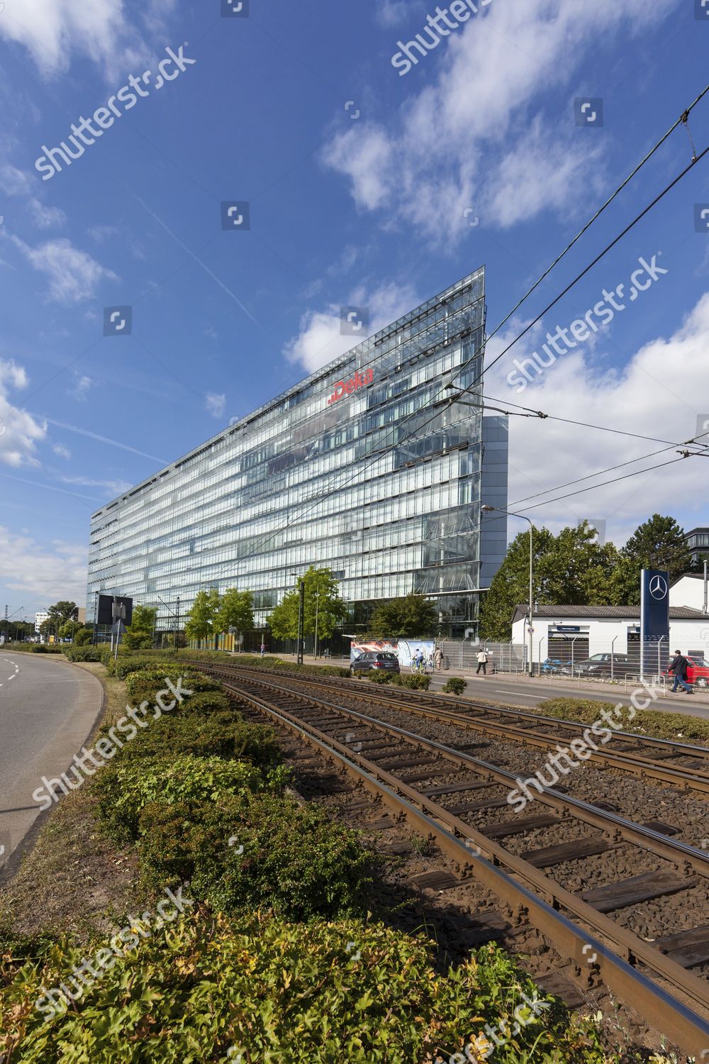 Dekabuilding Niederrad Business District Frankfurt Main Editorial Stock ...