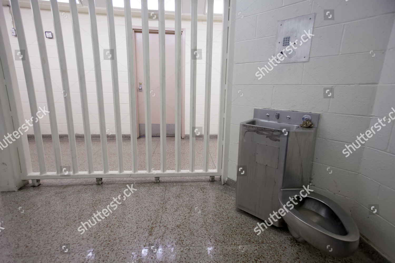 Jail Cell Police Station Detroit Michigan Editorial Stock Photo - Stock ...