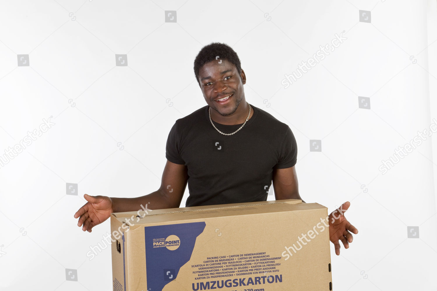 Model Released Young Black Man Moving Editorial Stock Photo - Stock ...
