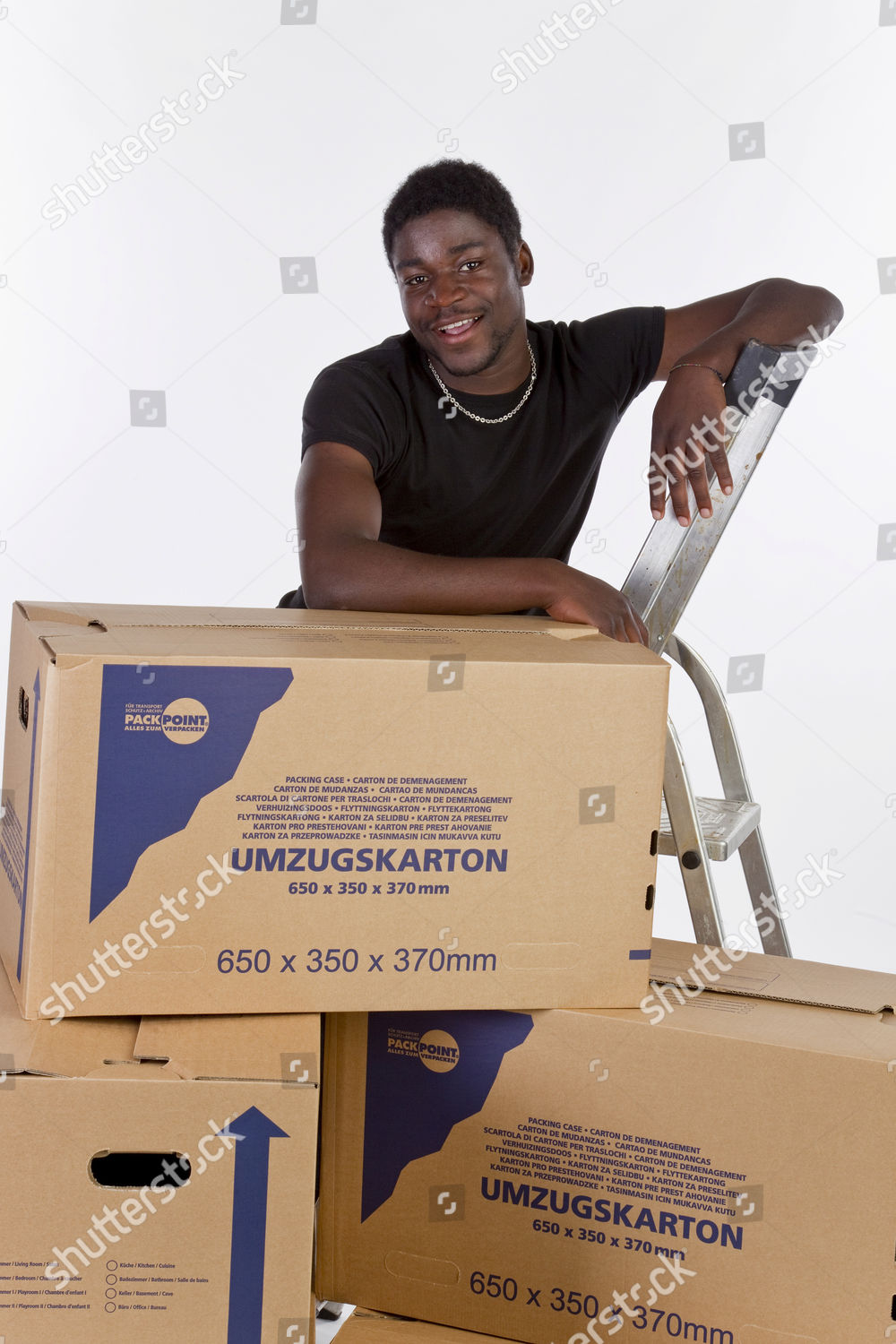 Model Released Young Black Man Moving Editorial Stock Photo - Stock ...