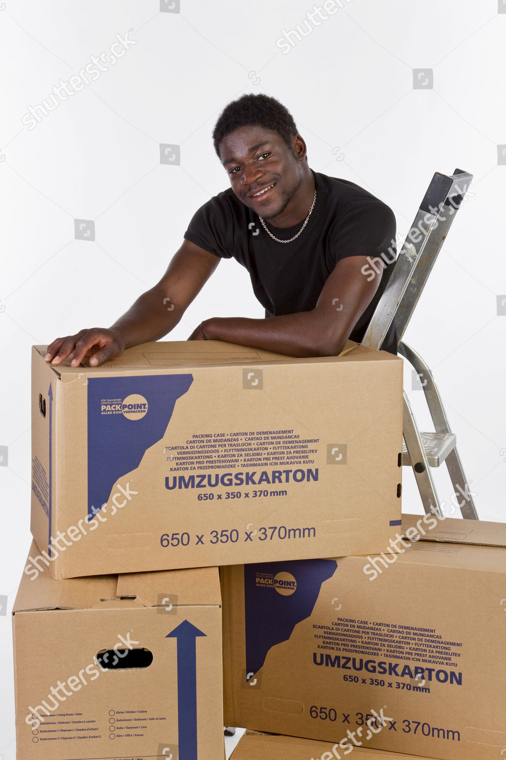 Model Released Young Black Man Moving Editorial Stock Photo - Stock ...