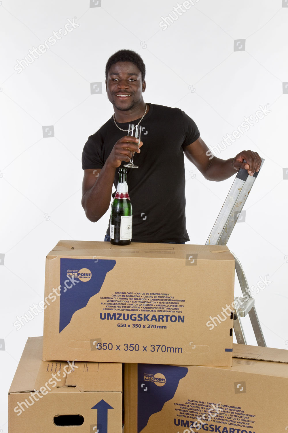 Model Released Young Black Man Moving Editorial Stock Photo - Stock ...