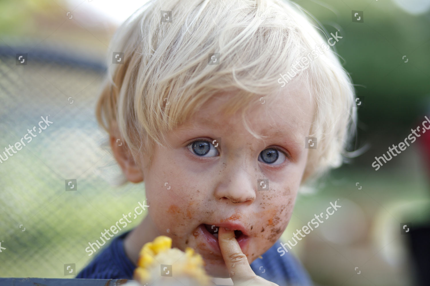 Model Released Young Boy His Mouth Editorial Stock Photo - Stock Image ...