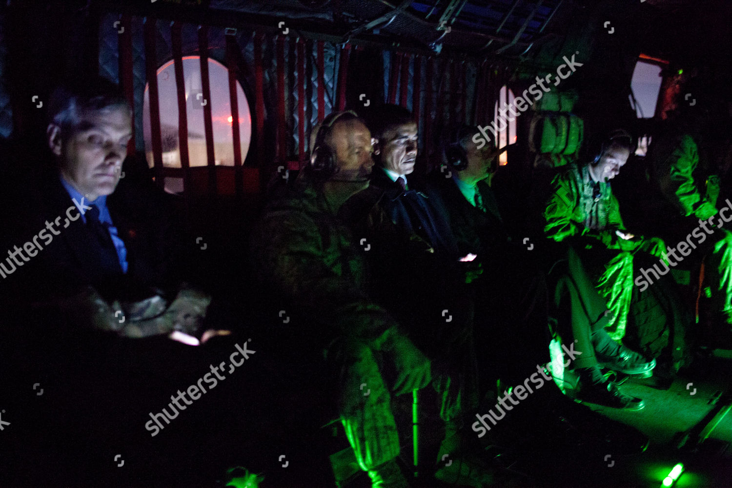 President Barack Obama Flies Helicopter Kabul Editorial Stock Photo ...