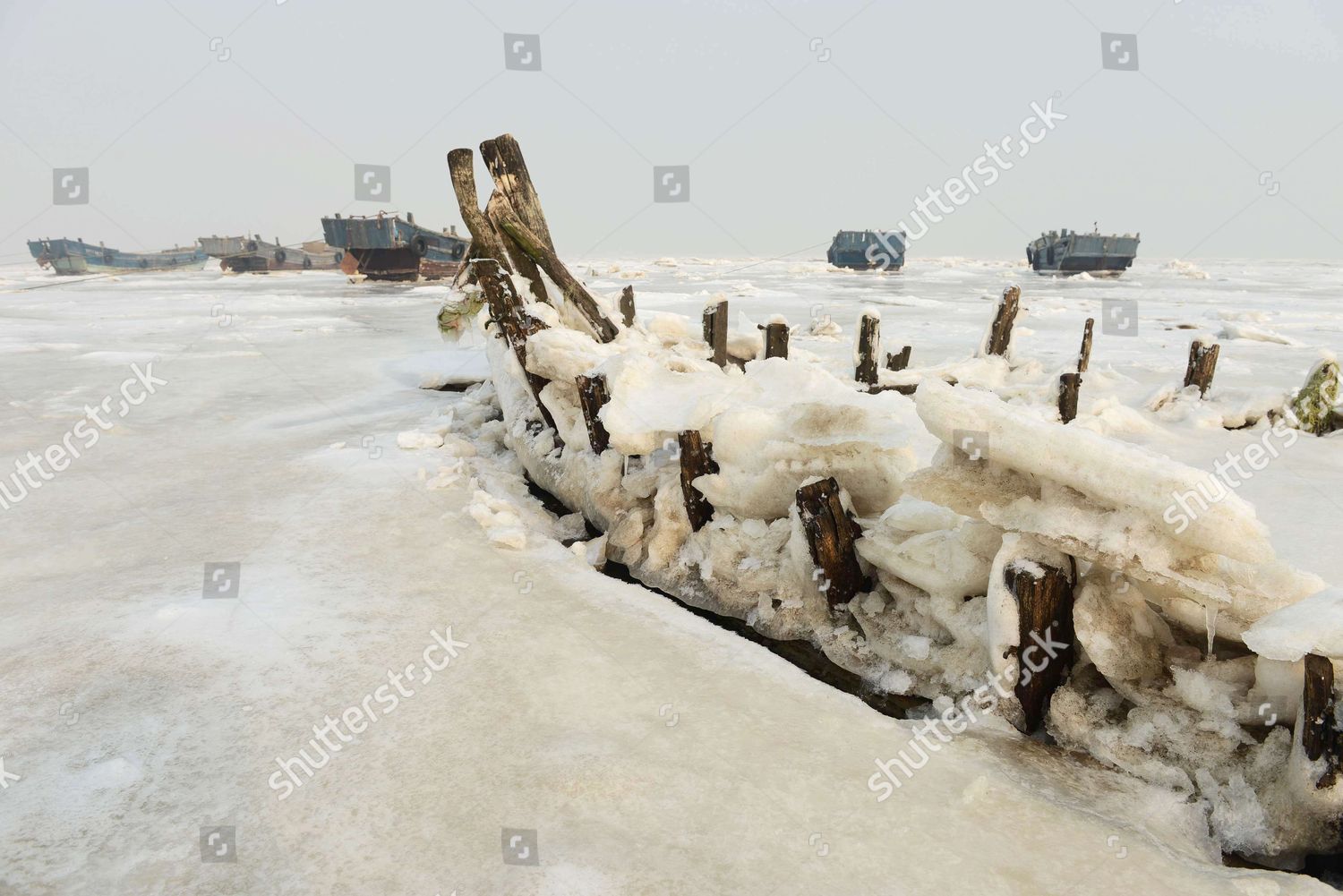 Water Frozen Over Which Nearly 1 Editorial Stock Photo - Stock Image ...