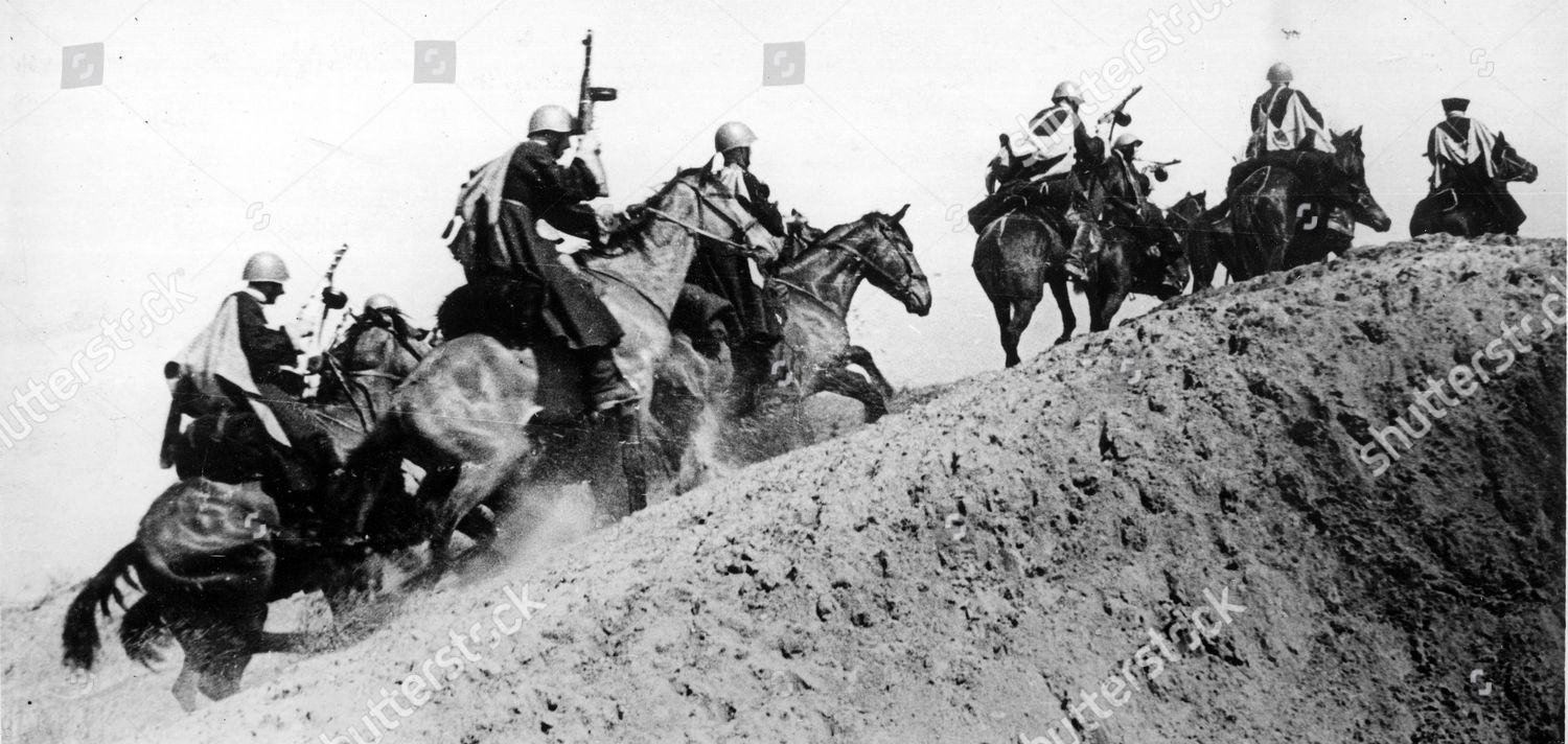 Modern Version Famous Cossack Charges Still Editorial Stock Photo ...