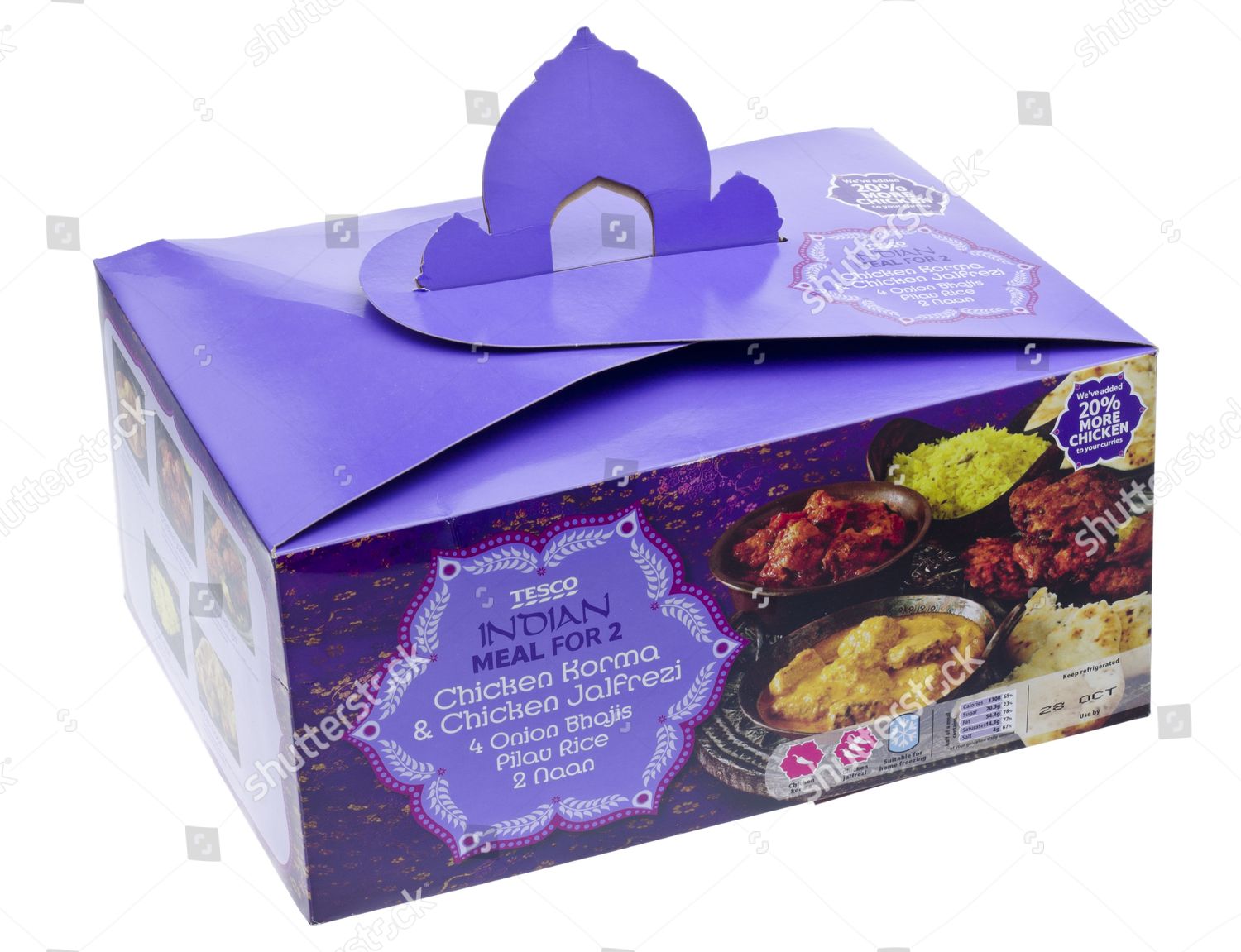 Tesco Indian Take Away Meal Two Editorial Stock Photo - Stock Image ...