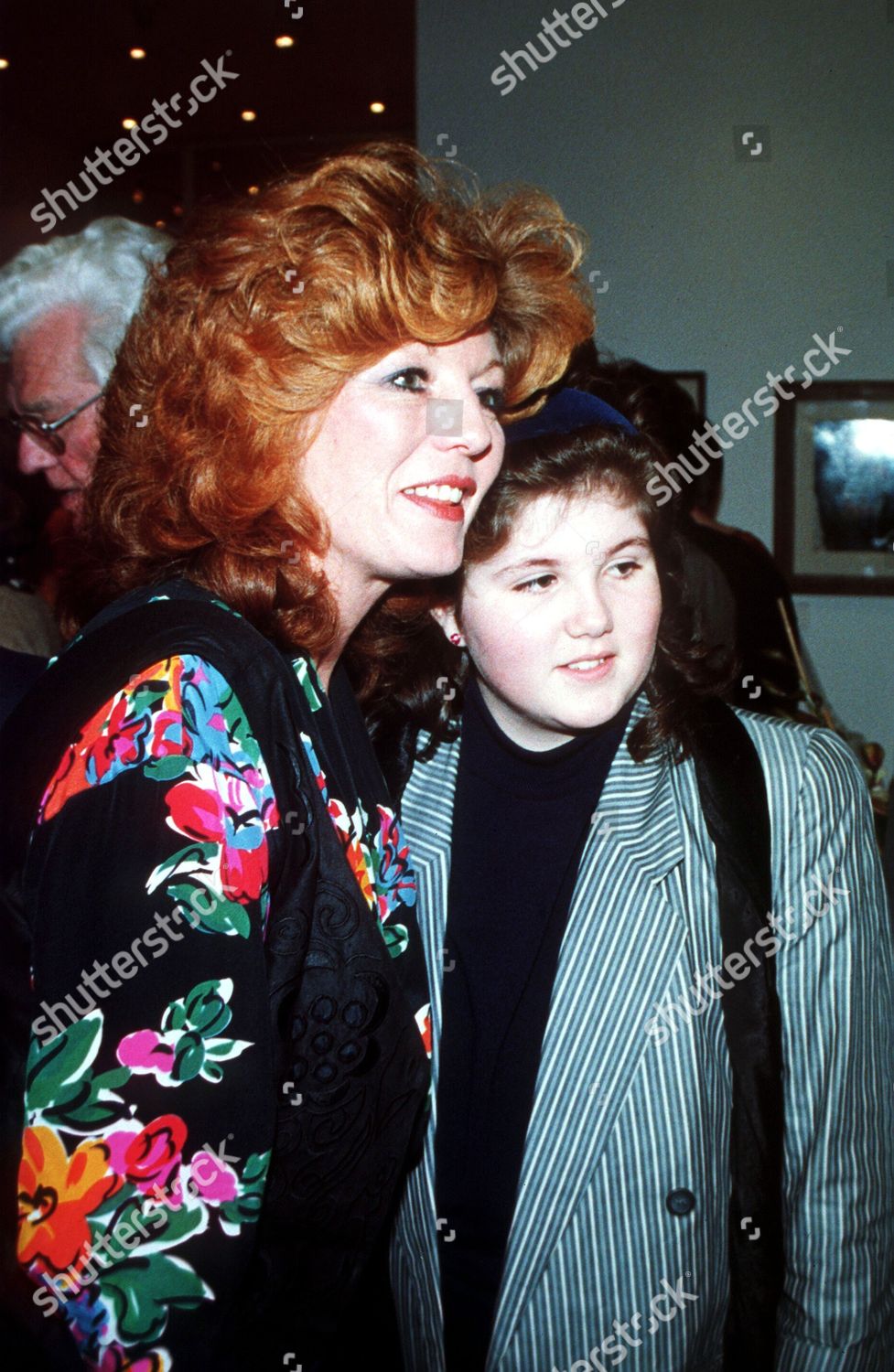 Rula Lenska Daughter Lara 1992 Editorial Stock Photo - Stock Image ...