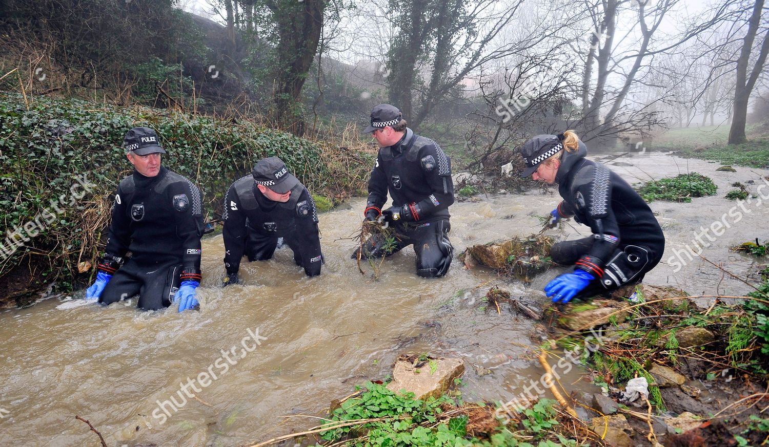 Postmistress Diana Garbutt Murder Police West Editorial Stock Photo ...