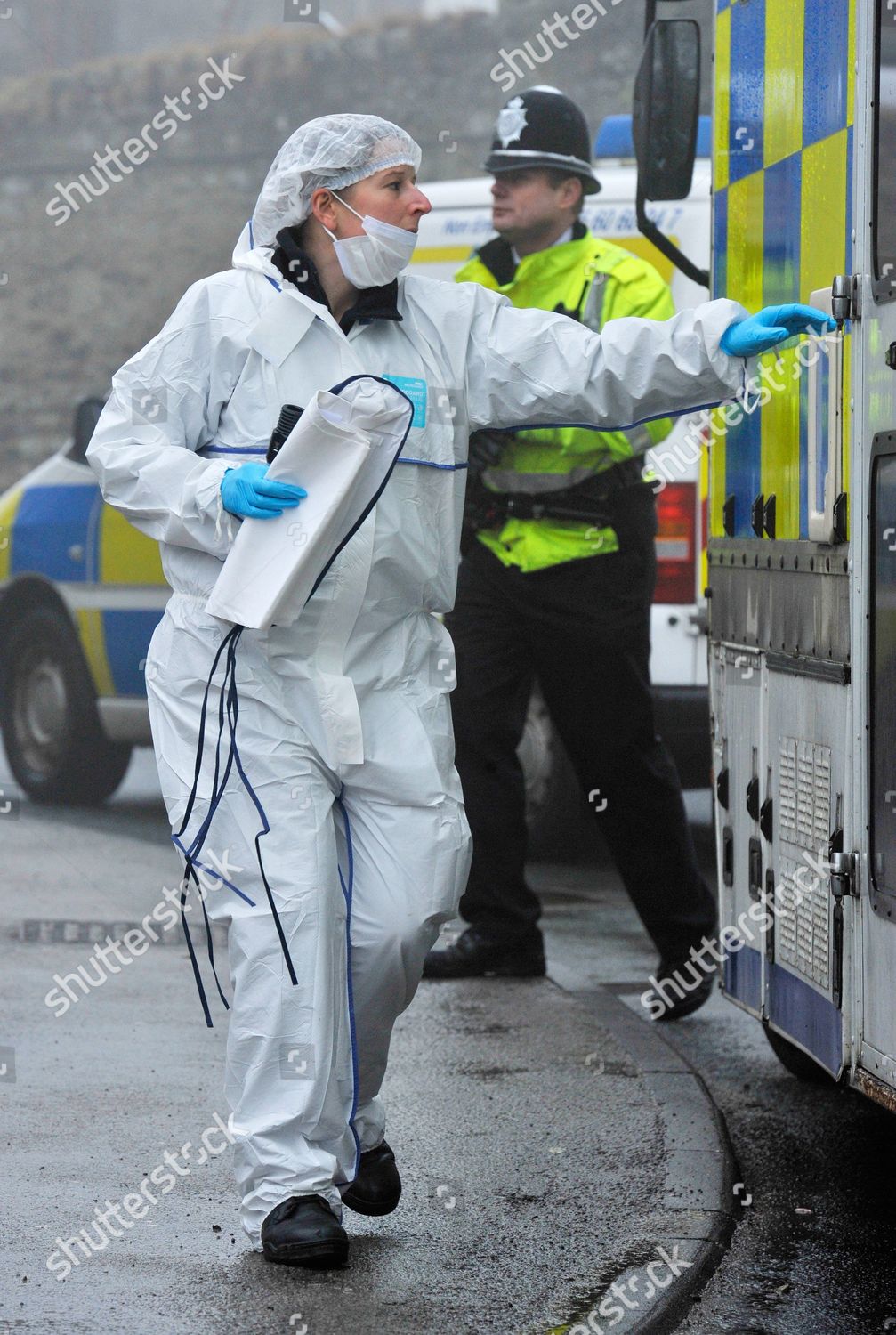 Postmistress Diana Garbutt Murder Police West Editorial Stock Photo ...