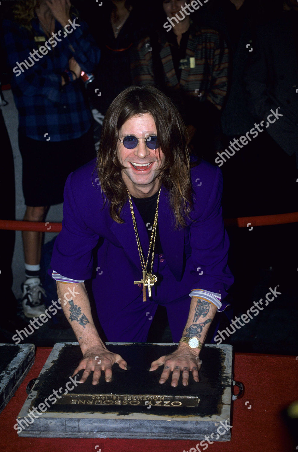 Ozzy Osbourne Makes Imprint His Hands Editorial Stock Photo - Stock ...