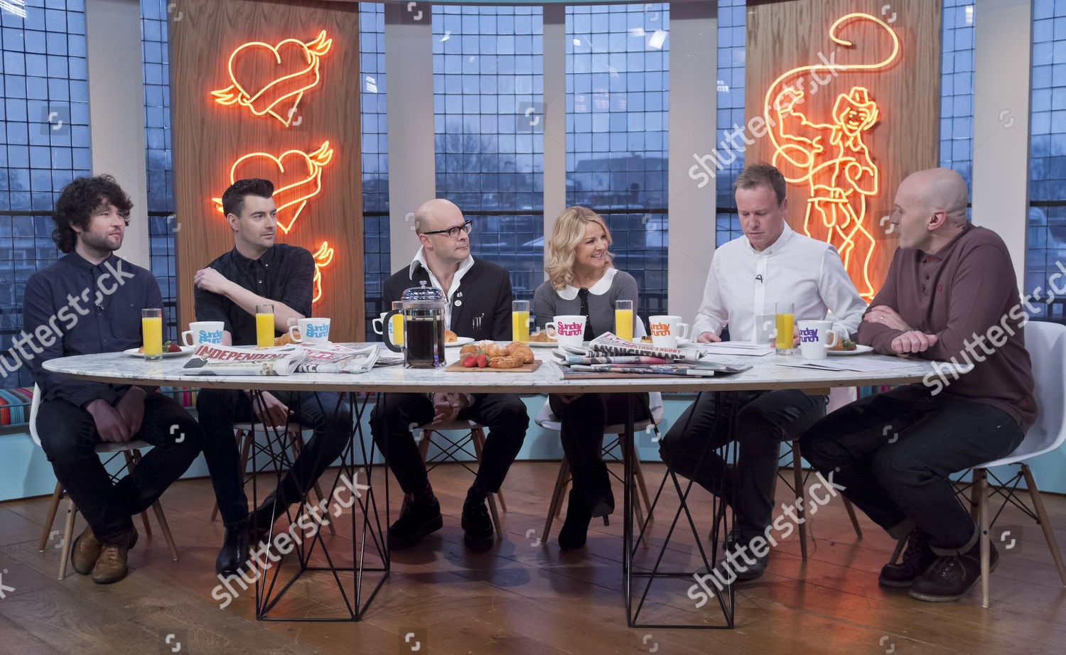 Courteeners Harry Hill Sarah Hadland Tim Editorial Stock Photo - Stock ...