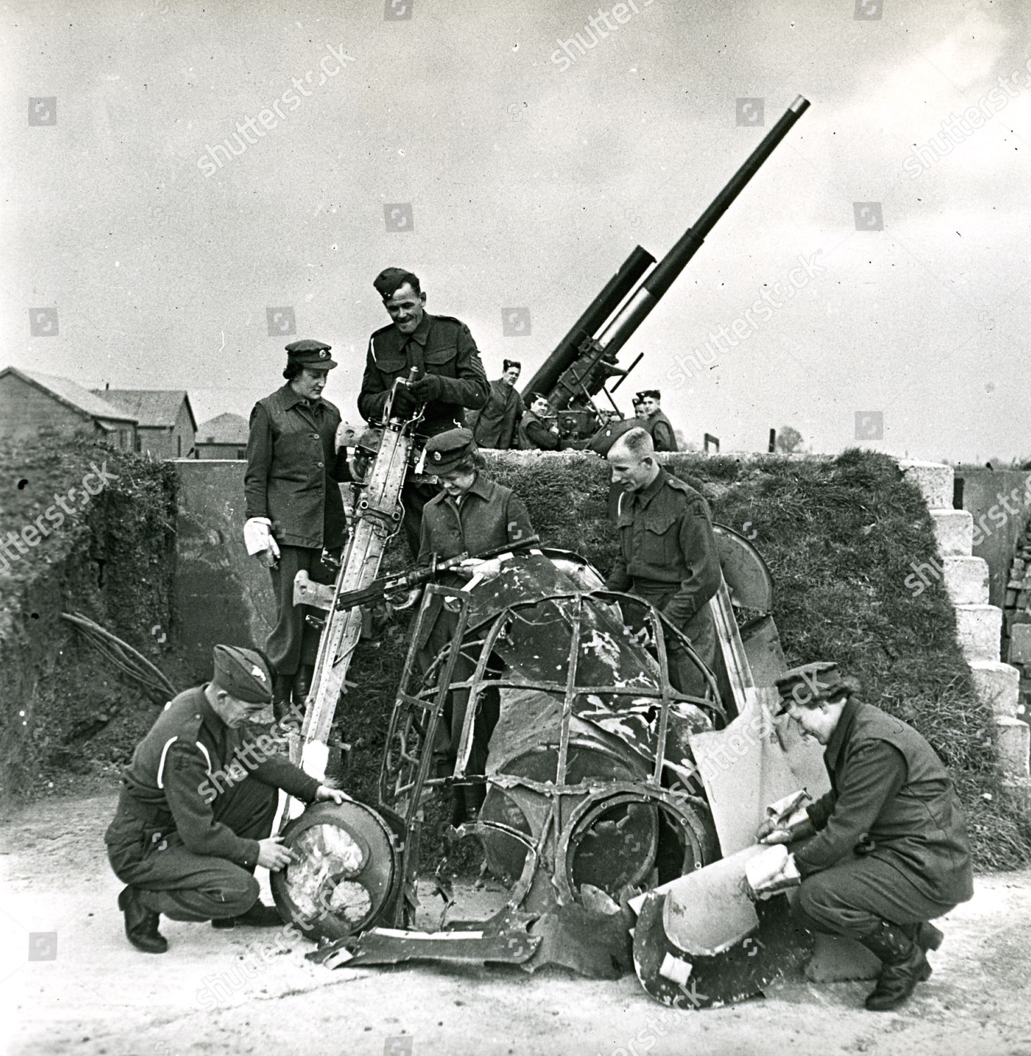 February 1944 Aa Command Gunners Destroy Editorial Stock Photo - Stock ...