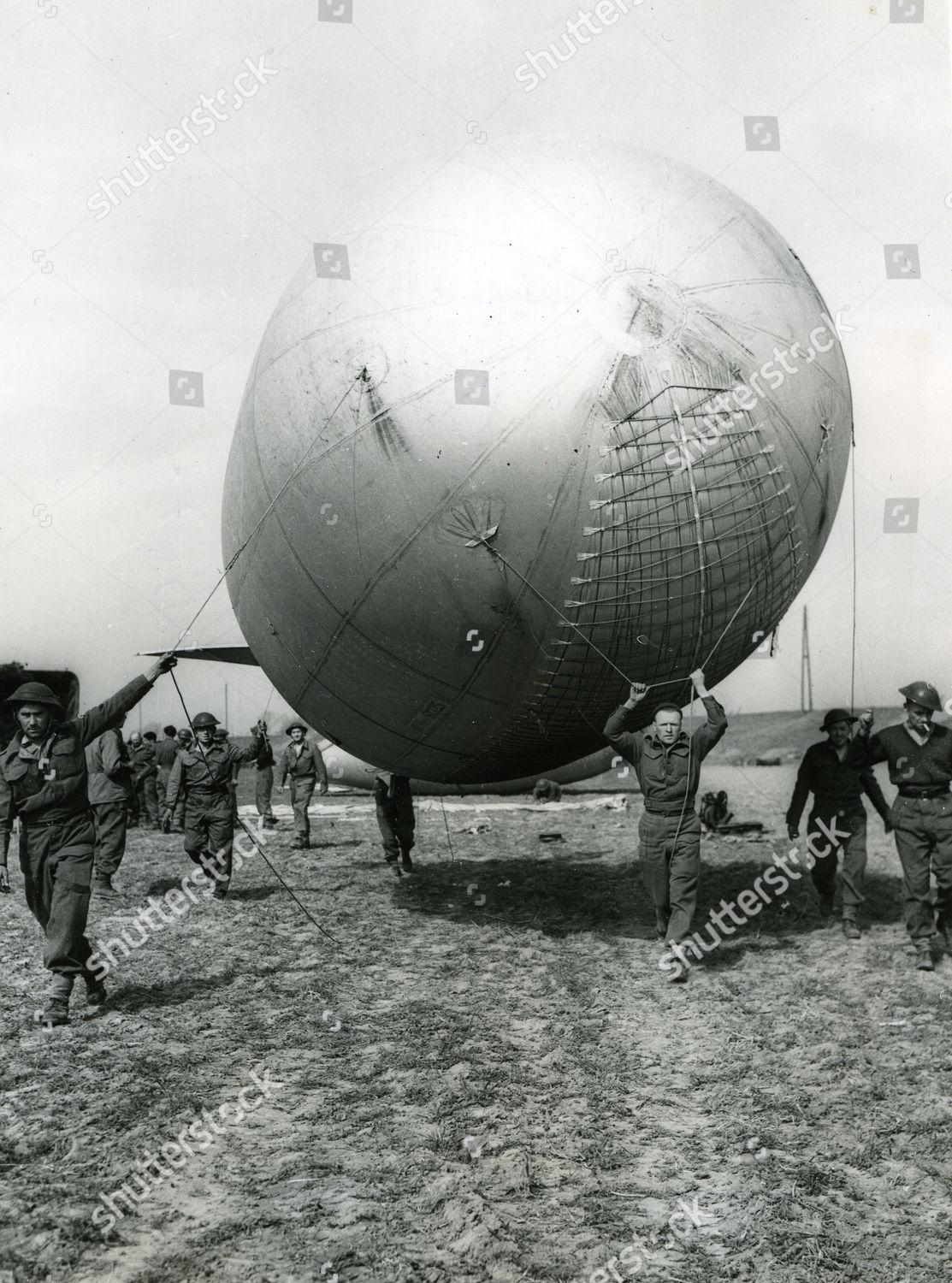 March 1945 Crewmen British Balloon Units Editorial Stock Photo - Stock ...