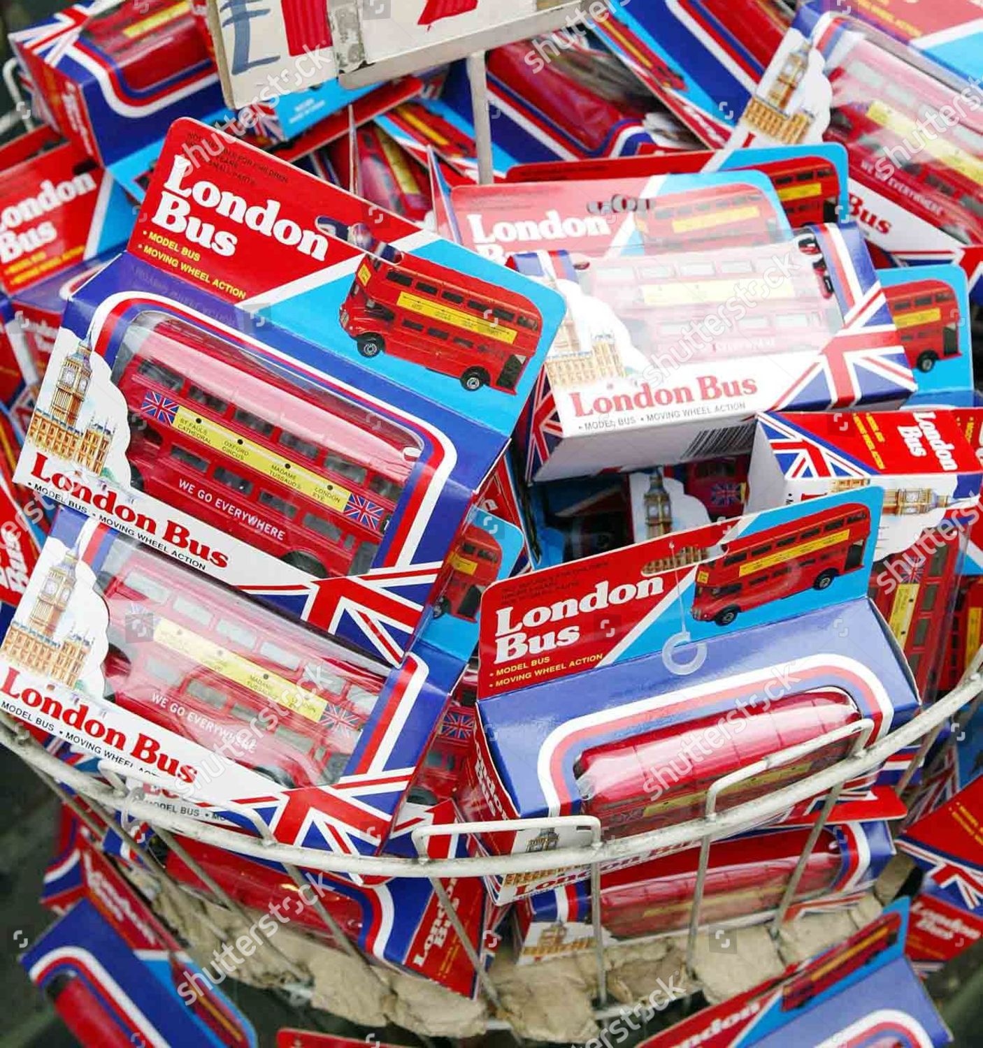 Routemaster London Bus Memorabilia Toys Postcards Editorial Stock Photo ...