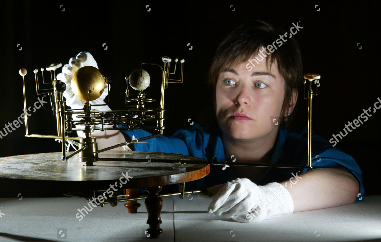 Astronomy Curator Alison Boyle Orrery Showing Editorial Stock Photo ...