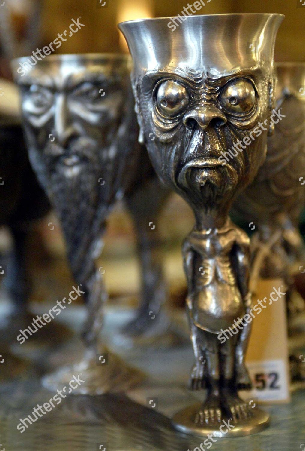 Gothic Goblets Among Lots Auction Property Editorial Stock Photo ...