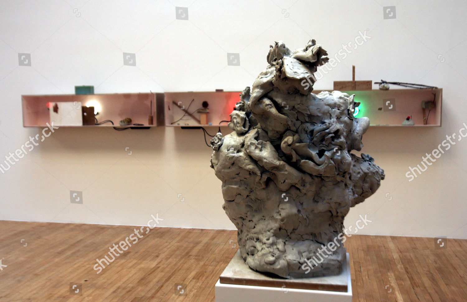 Amorphous Clay Sculpture Created By Rebecca Editorial Stock Photo ...