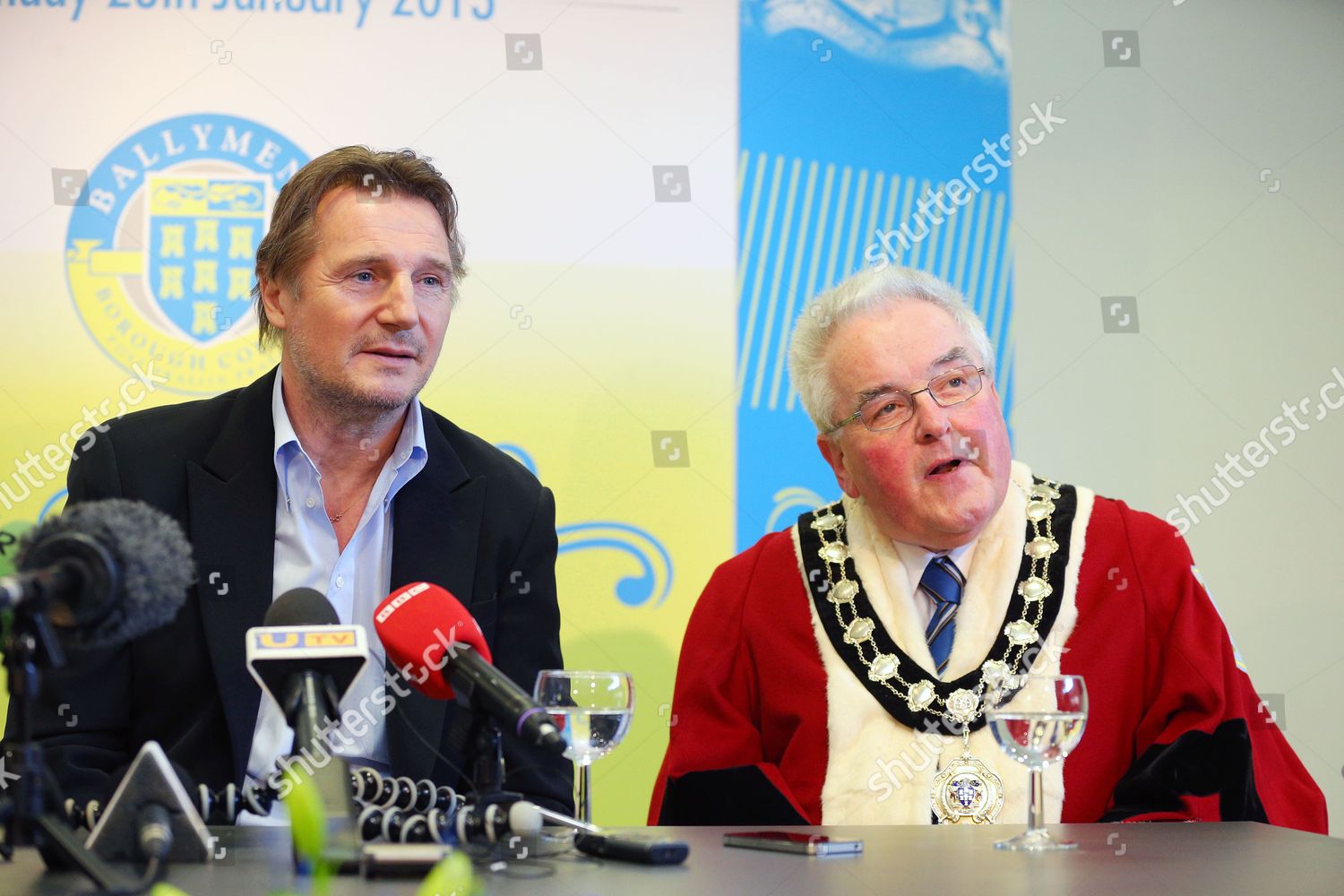 Liam Neeson Mayor Ballymena Alderman P Editorial Stock Photo - Stock ...