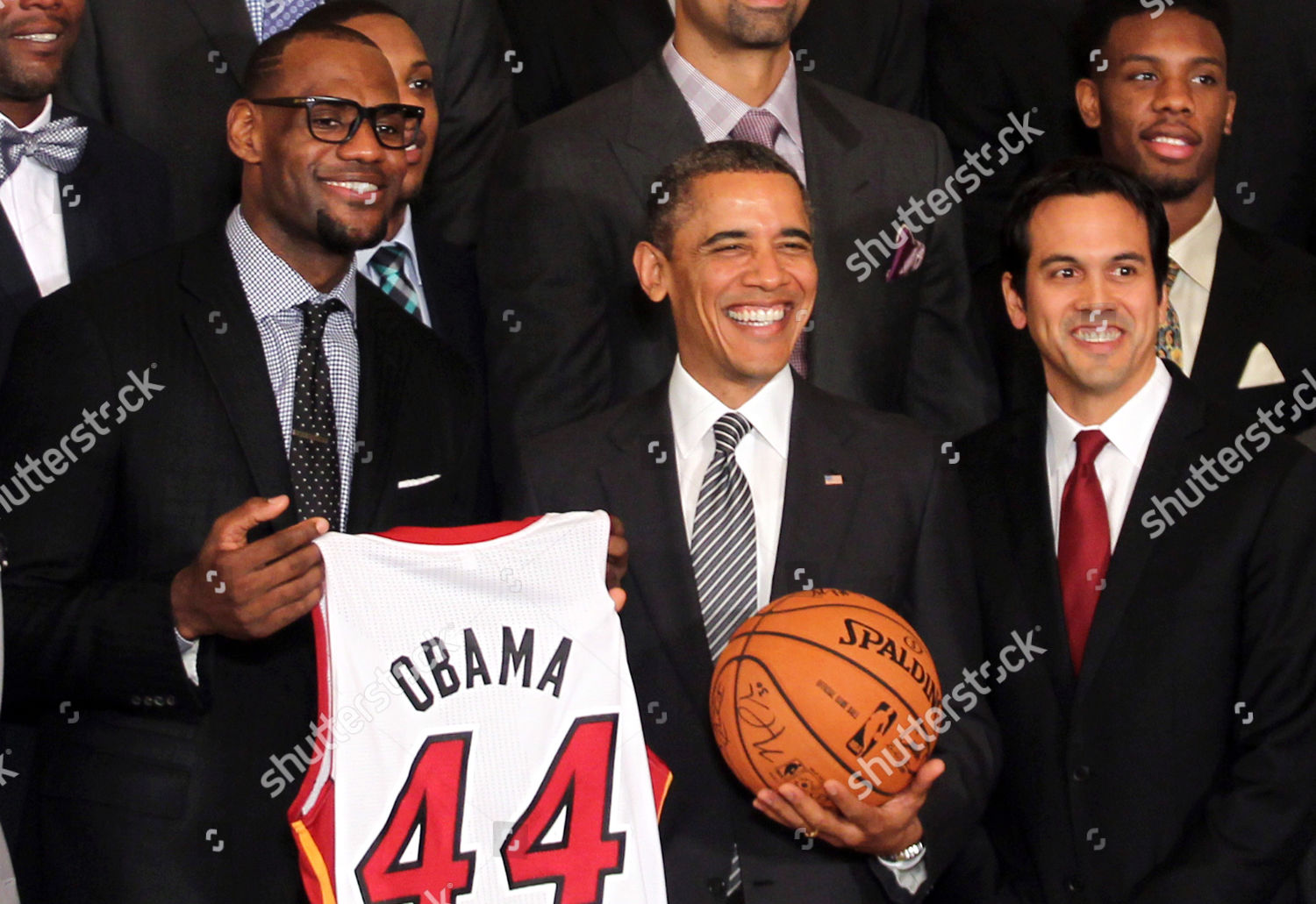 Lebron James Barack Obama Erik Spoelstra Editorial Stock Photo - Stock ...