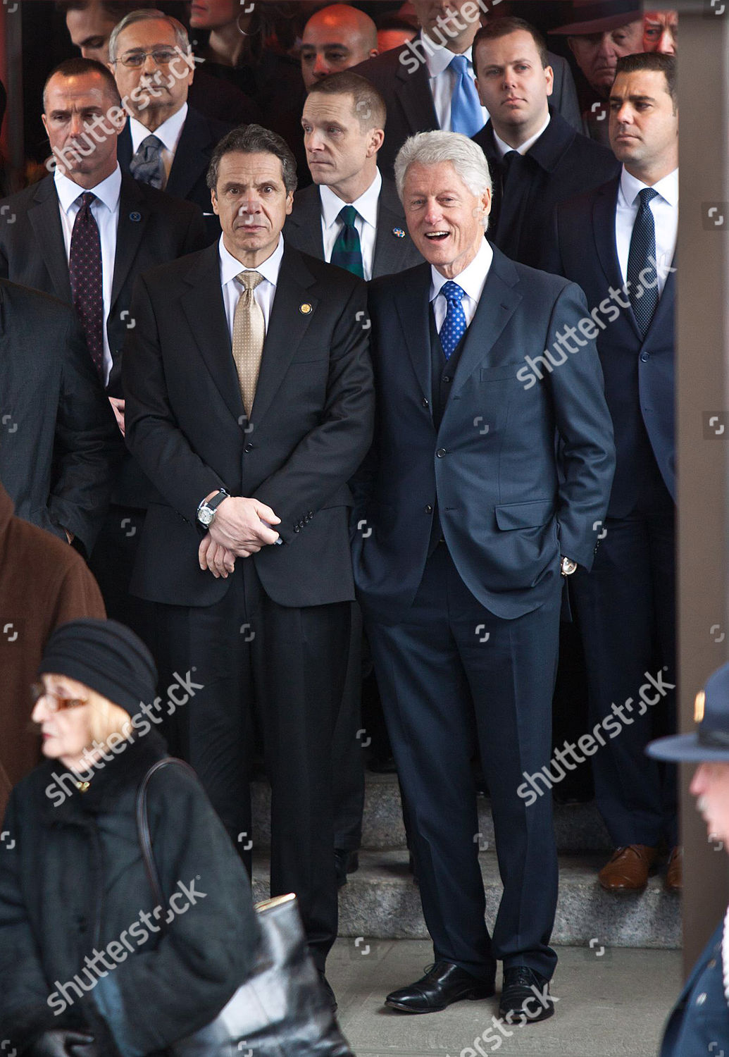 Governor Andrew Cuomo President Bill Clinton Editorial Stock Photo ...